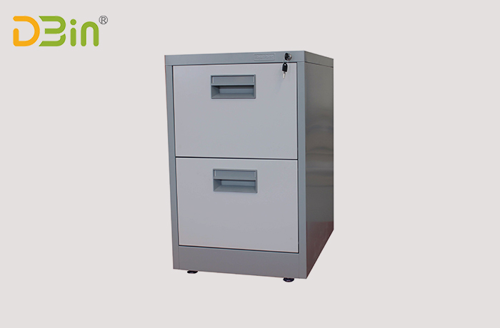 2 drawer vertical filing cabinet Handle type-DBin Office Furniture