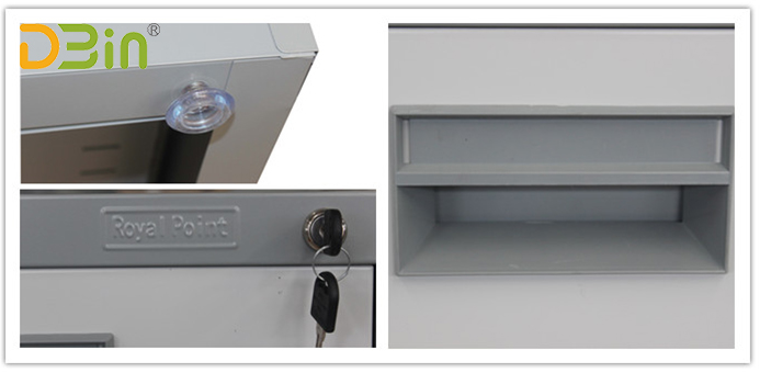 3 drawer vertical filing cabinet-handle type-DBin Office Furniture