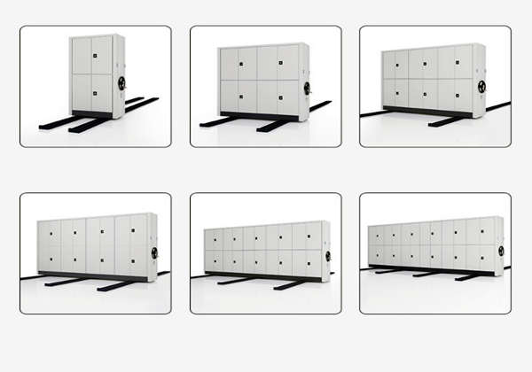 Archive Steel Compact Shelving-DBin Office Furniture