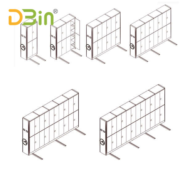 Financial Voucher Steel Compact Shelving-DBin Office Furniture