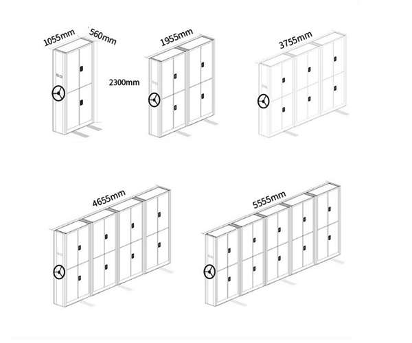 Library Steel Compact Shelving-DBin Office Furniture