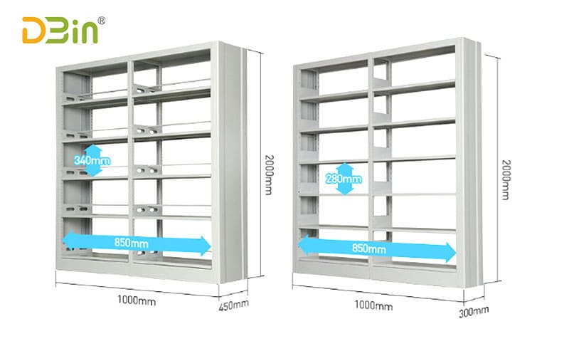 china high quality steel library shelves in stock-DBin Office Furniture