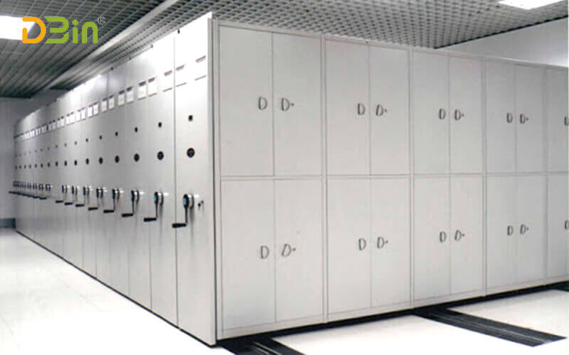 steel office furniture compact mobile shelving for sale-DBin Office ...
