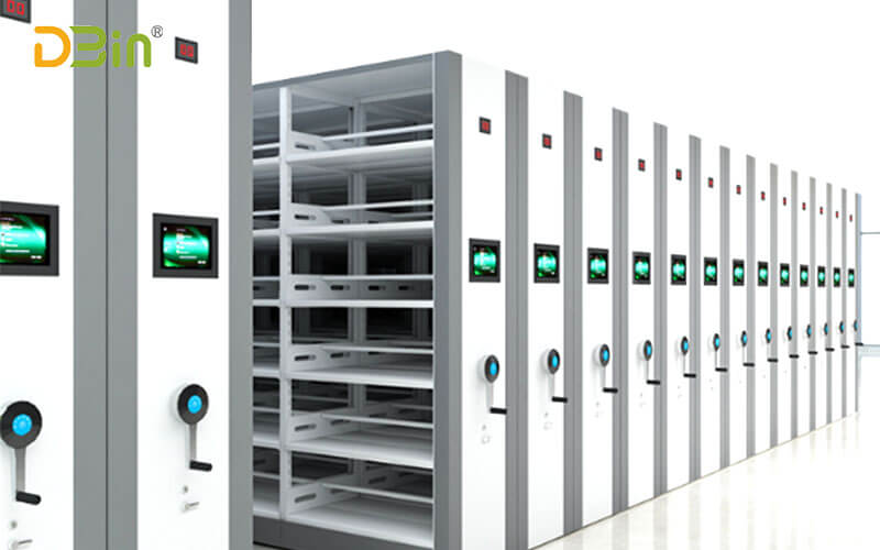 china steel smart electric mobile shelving system factory-DBin Office ...