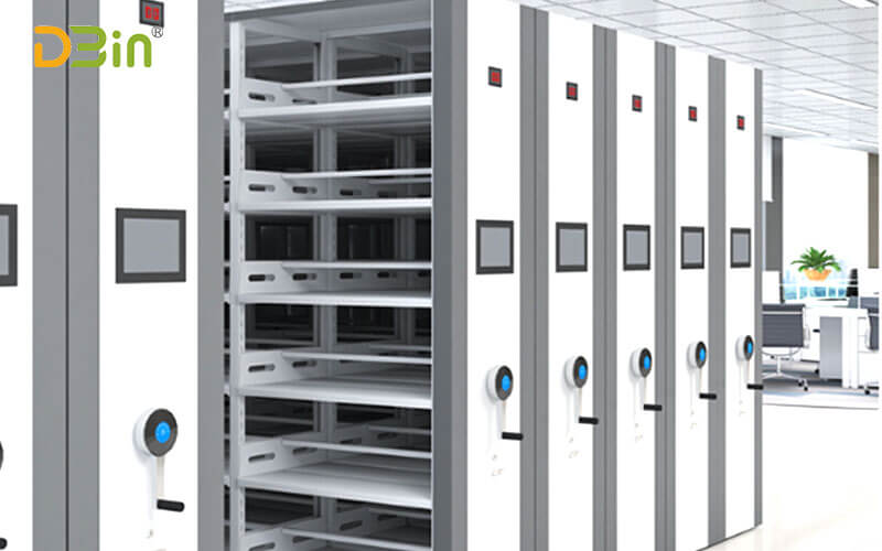 china steel smart electric mobile shelving system factory-DBin Office ...